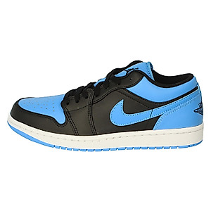 Nike Air Jordan 1 Low Men's Black/Black-University Blue 553558-041 10