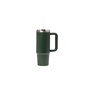 Sip+Sea Cayman 30 oz Stainless Steel Tumbler with Handle, Lid, and Straw | Double Wall Vacuum Insulated