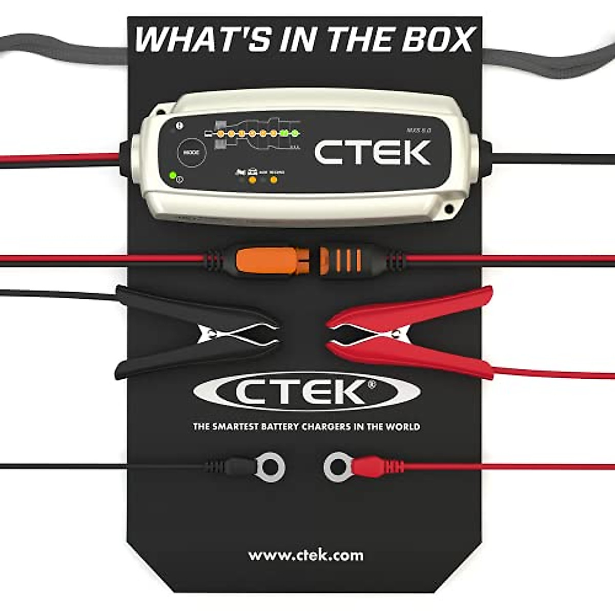 CTEK - 40-206 MXS 5.0 Fully Automatic 4.3 amp Battery Charger and Maintainer 12V