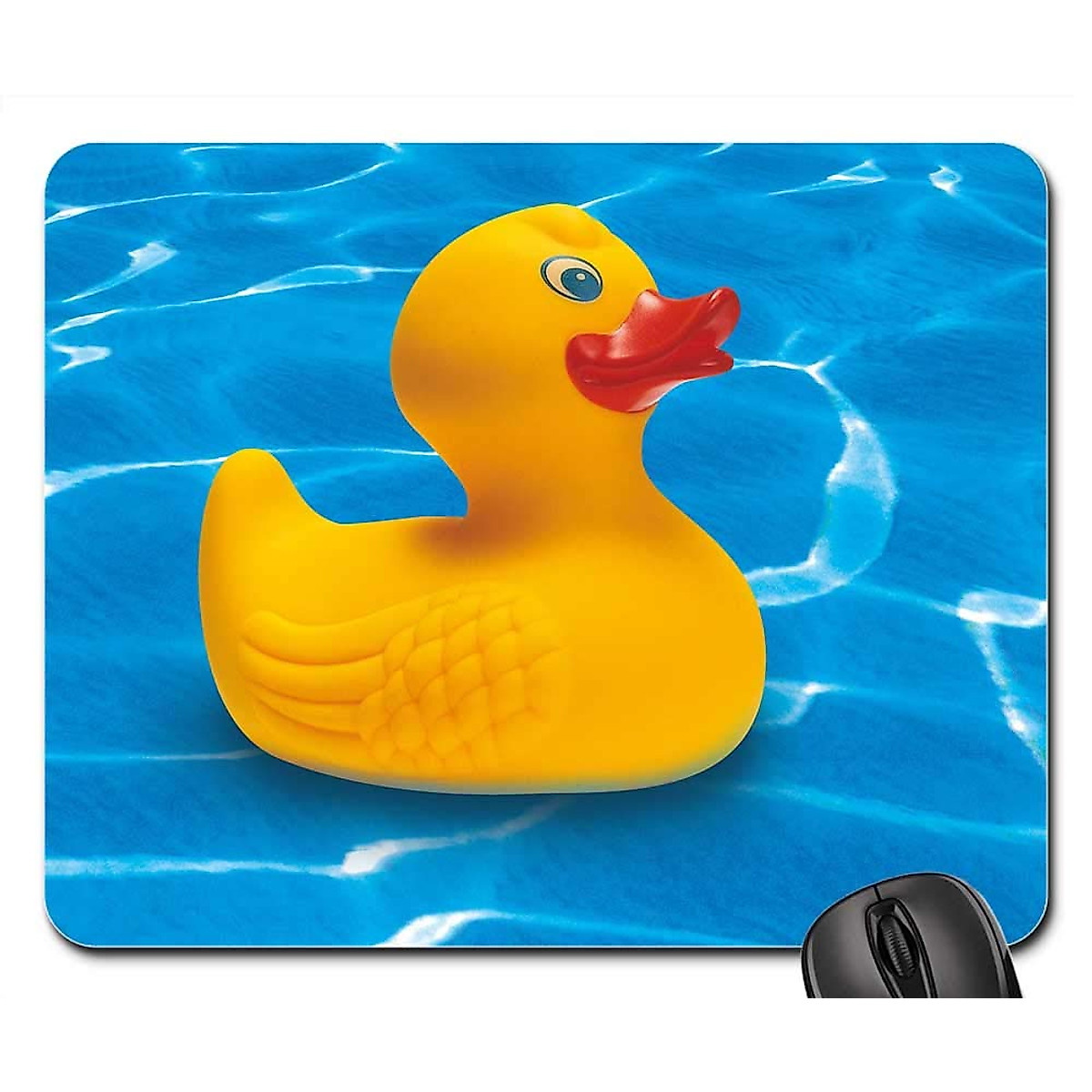 Yuatuwaw Mouse Pad - Rubber Duck Squeak Duck Yellow Toys Toy Duck