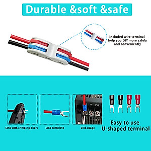 QSDXNYDC Power Wheel Battery Adapter for Makita 18V LXT Battery with Fuse&Switch 14 AWG Connector for BL1850B,BL1860B,BL1830B,BL1840B,BL1820B for DIY Rc Car Toys, Robotics and Rc Truck