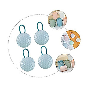 Levemolo 4pcs Bin Band Bathroom Anti-Drop Anti- Buckles Slip Clips Magnetic Can Adjustable Kitchen Grocery Buckle Fixation Blue Rubbish Bag Fasten for Holder Clamp Waste Creative Clip