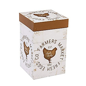 Cypress Home Farmhouse Chic Travel Mug - Farmers Market Ceramic Travel Cup - 5 x 7 x 4 Inches Insulated Coffee Tea Travel Cup