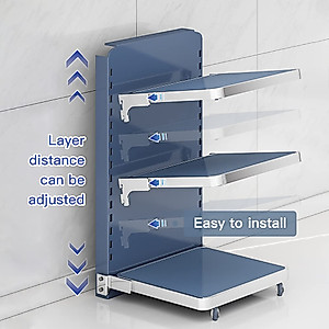 TINTON LIFE Pots and Pans Organizer Rack for Cabinet Adjustable 2 Tier Pan Rack Heavy Duty Metal Pots Organizer Holder Under Sink Cookware Organizer for Kitchen Organization and Storage