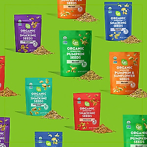 Go Raw Organic Sprouted Pumpkin & Sunflower Seeds, 10 oz, Sea Salted, Keto, Kosher, Superfood