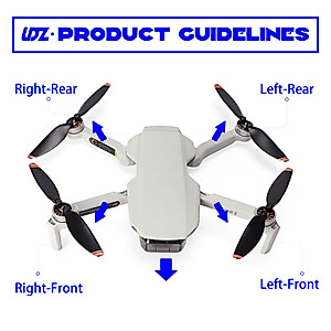 Replacement for DJI Mavic Mini 2 Replacemen Parts Drone Arm Shell Replacement Arms Cover Without Motor,Original Mavic Cover for Mini 2/Mini SE Accessories Drone Repair Parts Replacement (Riget Rear)