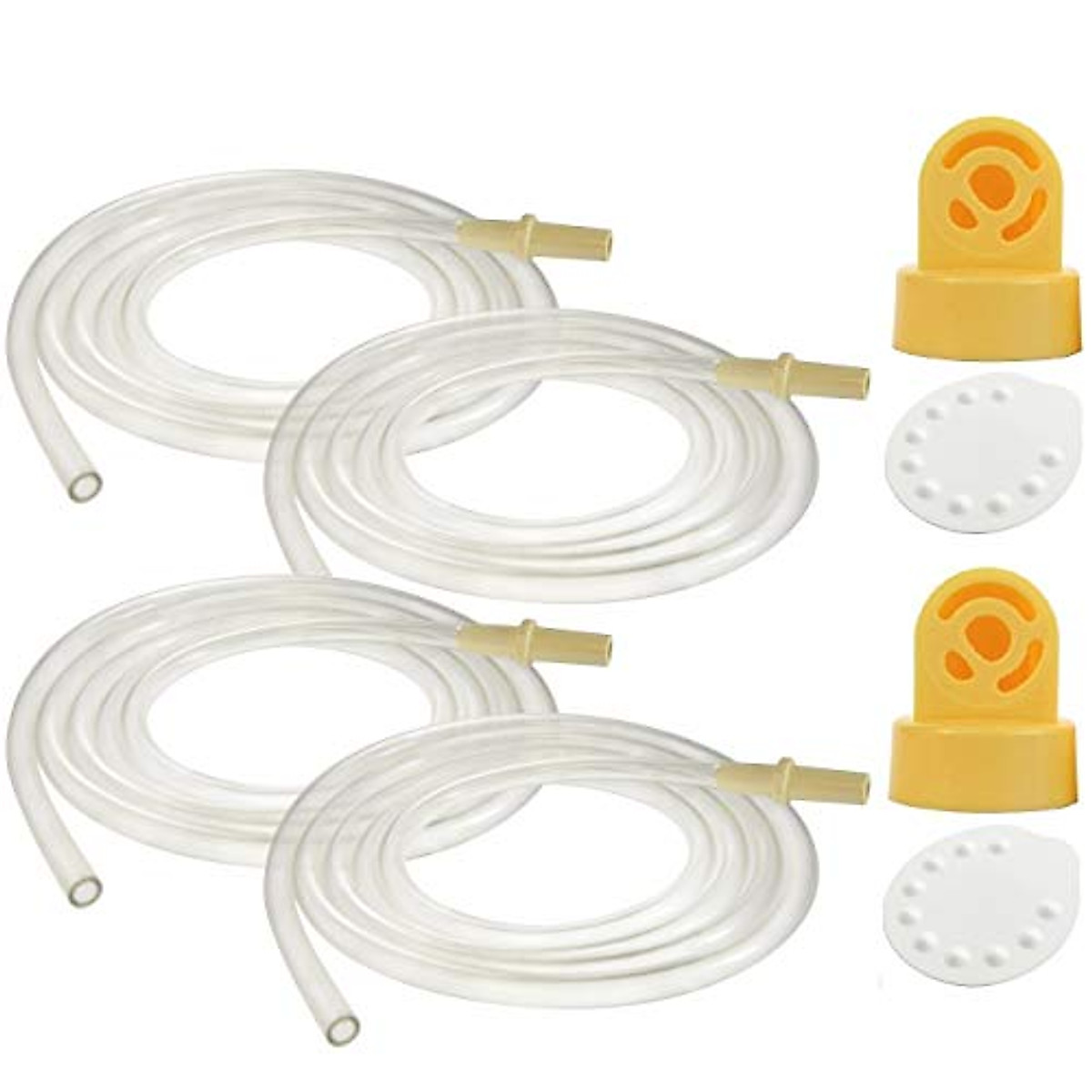 Nenesupply Tubing Compatible with Medela Pump in Style Advanced Breastpump Replacement Parts for Medela Pump Parts Incl. Tubing Valves Membranes