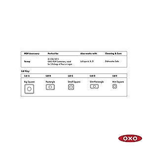 OXO Good Grips POP Container Accessories 3-Piece Scoop Set