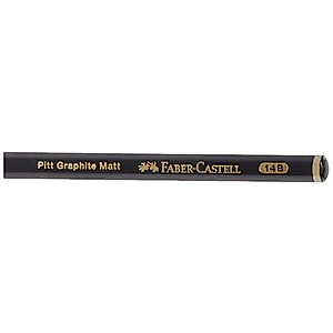 Faber-Castell Art & Graphic Pitt Graphite Matt Pencil, Matt Graphite, 14B, For Art, Craft, Drawing, Sketching, Home, School, University, Colouring