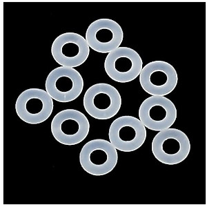 Sexy Sparkles 20 Clear Silicone Stopper Bead Spacer Charm or Clip Over For Snake Chain Charm Bracelet