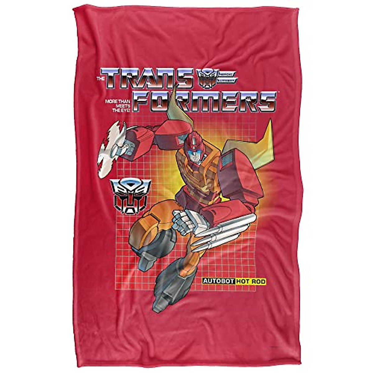 Transformers Hot Rod Silky Touch Super Soft Throw Blanket 36" x 58"