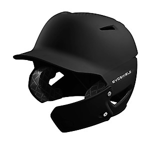 EvoShield XVT™ Matte Batting Helmet Face Shield - Black, Left Handed Hitter