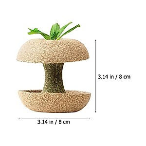 LUOZZY Hamster Chew Toys for Teeth Grinding Chinchilla Teeth Grinding Toys Portable Hamster Treat Chew Toys for Dwarf Hamsters Rat Guinea Pigs