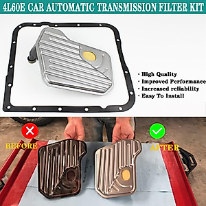 YzusGomumu 4L60E Car Automatic Transmission Filter Kit Compatible with Chevrolet Avalanche Blazer C1500 Silverado 1500 2500 Cadillac GMC Replaces# TF289 FT1146A 24236799 24200796 24229186 25174487
