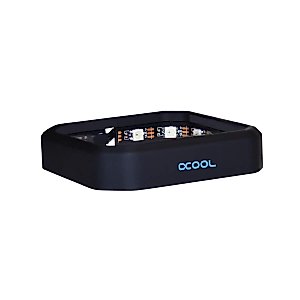 Alphacool 12942 Aurora XPX Digital RGB Frame - Black Modding Flexlights