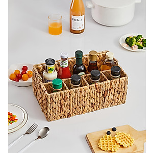 Berdeng Utensil Caddy, Silverware Caddy, Cutlery Holder, Utensil Holder for Party, Picnic Caddy for Plates and Utensils, Utensil Basket for Table,Napkin and Utensil Holder