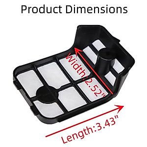 Arpisziv UT-10517, UT-10518 Air Filter Fit For Homelite, Roybi Chainsaws UT-10520, UT-10550 Reps 518048001,518049002(3 PACK)