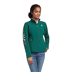 ARIAT Women's Team Softshell Mexico Jacket, Verde