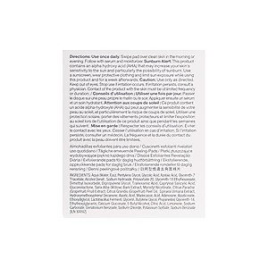 StriVectin Advanced Resurfacing Daily Reveal Exfoliating Face Pads, Visibly Smooths and Brightens Skin, Reduces Blackheads 60 ct