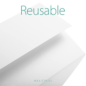 MALICPLUS Large Gift Box 14x9.5x4.5 Inches, White Gift Box with Lid, Bridesmaid Proposal box, Sturdy Gift Box, Collapsible Gift Box with Magnetic Closure (Matte White)