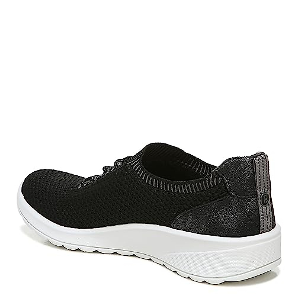 BZees Womens Gold Rush Slip-On Black Knit 10 M