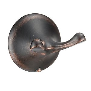 Hardware House H10-9239 Newport Collection Double Robe Hook, Oil Rubbed Bronze Small
