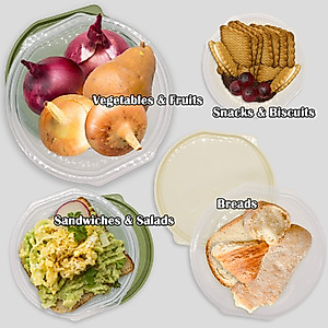 DIBALIYI Multi Size Food Storage Containers with Lids, Plastic Mixing Bowls, Kitchen Bowls Food Storage, Microwave Safe Stackable Lunch Containers, Clear Bowls Set Airtight