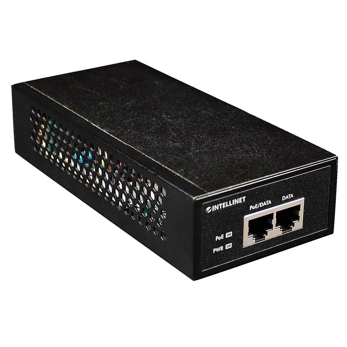Intellinet Gigabit High-Power PoE+ Injector, 1 x 30 W, IEEE 802.3at/af Power over Ethernet (PoE+/PoE) (UK Power Cord)