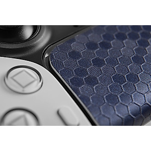 TouchProtect Blue Hex Pro Bundle for PS5 | Dualsense Edge & Standard Dualsense Textured Trackpad Skin Combo Pack.