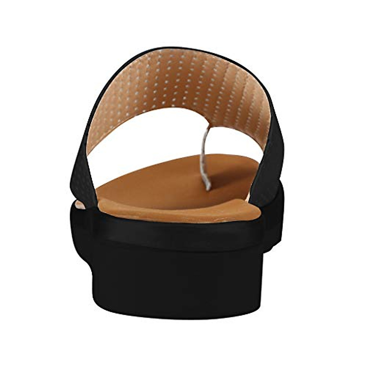 HunYUN 2019 New Women Thick Bottomed Sandal Shoes Wedge Heel Sandals Clip Toe Summer Beach Shoes