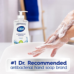Dial Antibacterial Liquid Hand Soap, White Tea, 11 fl oz (Pack of 4)