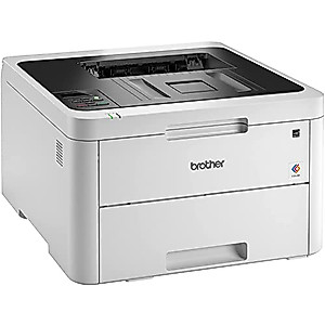 Brother Premium L-3230CDW Compact Digital Color Laser Printer I Wireless I Mobile Printing I Ethernet & USB Connectivity I Auto 2-Sided Printing I Up to 25 ppm I 250 Sheets Input + Printer Cable