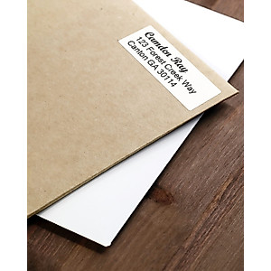 Phomemo Address Labels for M-Series Label Makers, Thermal Mailing Stickers, Easy to Peel Off. White, 1" x 2-5/8", 130 Per Roll, 3 Rolls