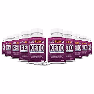 (10 Pack) Keto Burn DX Pills 800MG Includes Apple Cider Vinegar goBHB Exogenous Ketones Advanced Ketosis Support for Men Women 600 Capsules