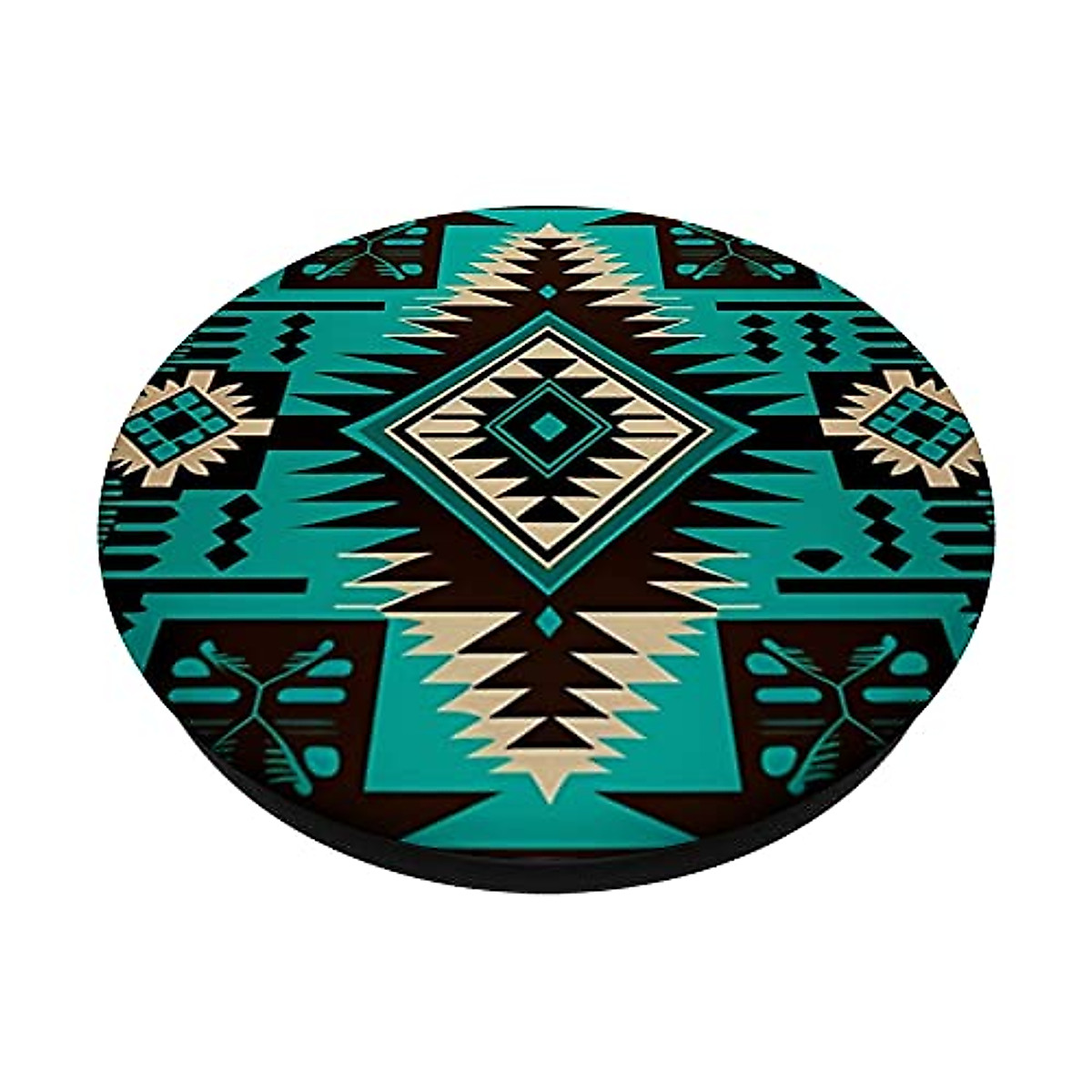 Southwest Turquoise Native American Aztec Pattern PopSockets Swappable PopGrip