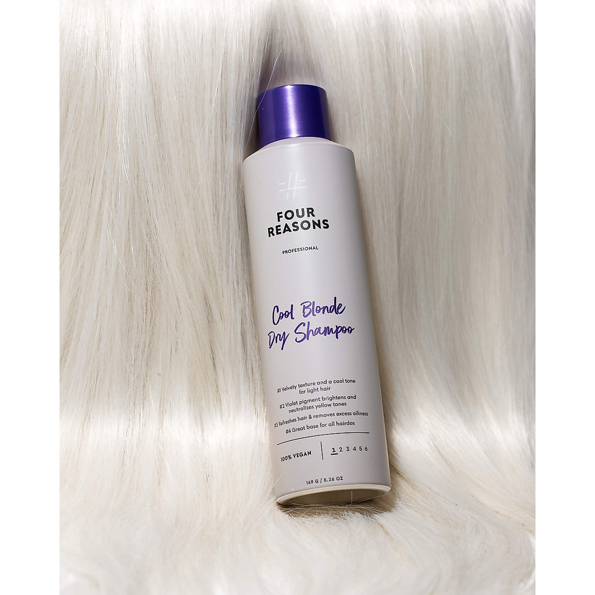 FOUR REASONS Cool Blonde Dry Shampoo for Blonde Hair | Vegan & Sulfate Free