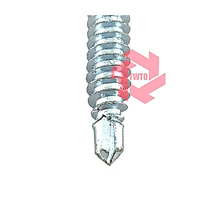 3.25" Eye Lag Self Tapping Drilling Point Dura-Screws Zinc (Qty 100)