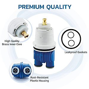 RP19804 Shower Cartridge Compatible with Delta Faucet 1300/1400 Series Tub and Shower Valves, Suitable for Delta Select Monitor Rough-in Valves(1993-2007)