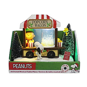 Kurt Adler 7-Inch Battery-Operated Peanuts© LED Musical Table Piece