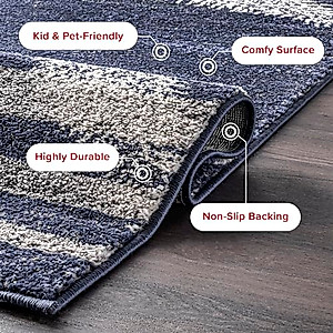 nuLOOM Thomas Paul Starfish and Striped Area Rug, 4x6, Blue