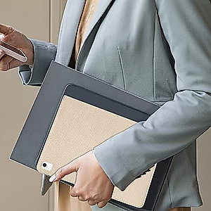 Cabreche Compatible with iPad Air 5th Generation Case 2022/iPad Air 4th Generation Case 2020 10.9 Inch with Pencil Holder/Soft TPU Back,Auto Sleep/Wake (PO7-Beige-2, 10.2inch 9th/8th/7th)