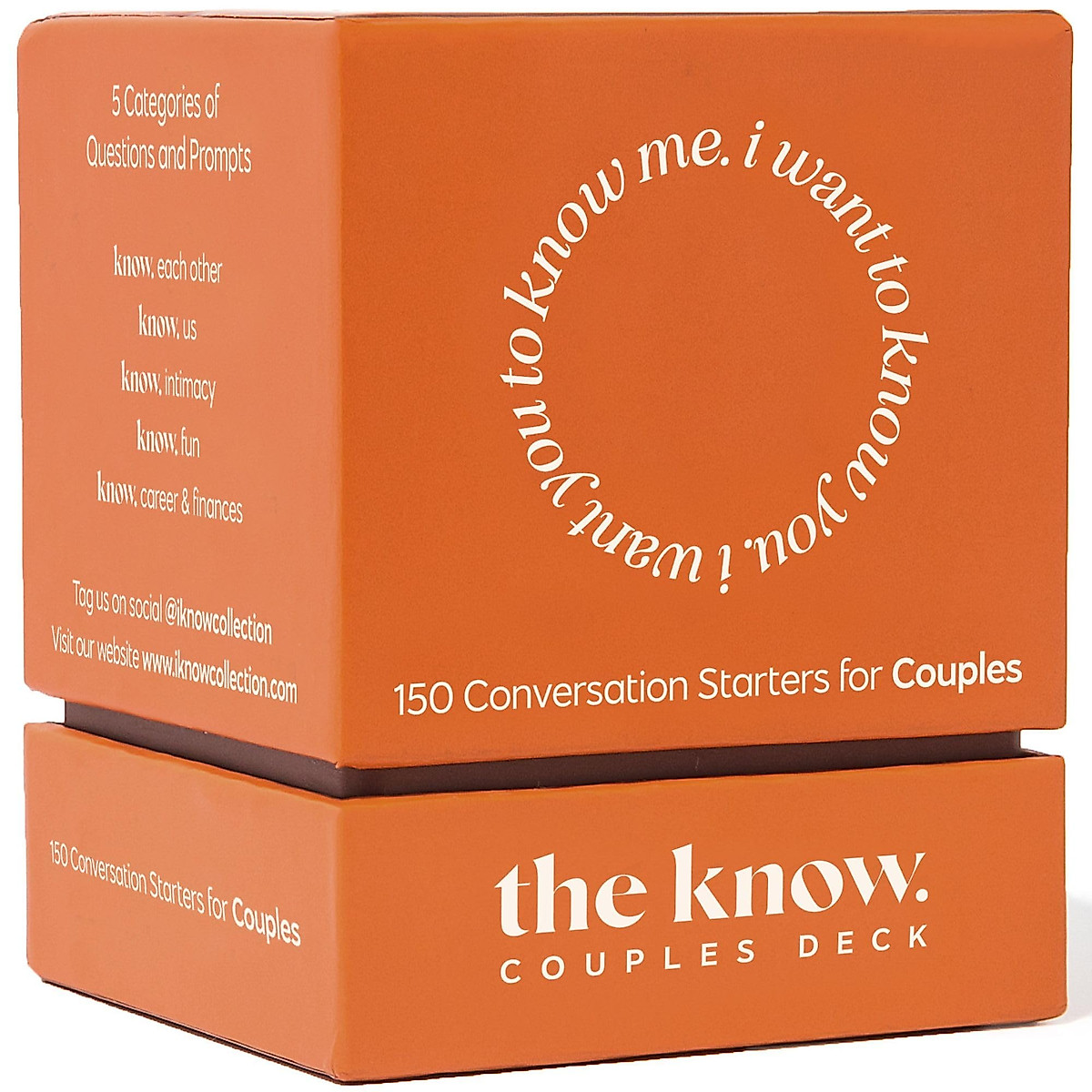 I Know Collection Relationship Cards for Couples – Thoughtful Couple Questions Cards – Get to Know Each Other Love Card Game - Date Night Questions with Premium Cardstock Cards – 150 Fun Questions