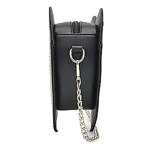 lola mae Heart shaped bags for women Rhinestone Shining Heart Crossbody Handbag