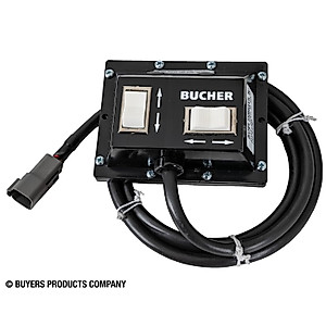 Buyers Products PU3593 Hydraulic Power Unit (Power Unit,Hydraulic 12V Dc,Snow Plow), Black