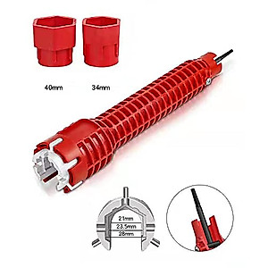 dsdzkj 8-in-1 Sink Wrench, Basin Wrench is a Multi-purpose Tool for The Kitchen, Bathroom, Toilet, and Narrow Space Under