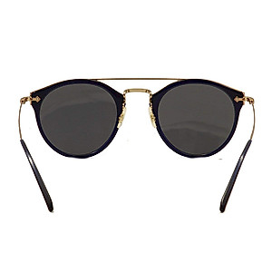 Oliver Peoples Eyewear Women's Remick Sunglasses, Denim Rose Gold/Blue, One Size