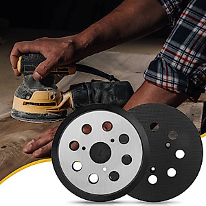 Sander Pads for Dewalt, 5" 8-Hole Orbital Sanding Replacement Hook and Loop Pads for DeWalt DW420 DW421 DW422 DW423 DW426 D26451 Random Orbital Sander, 2-Pack
