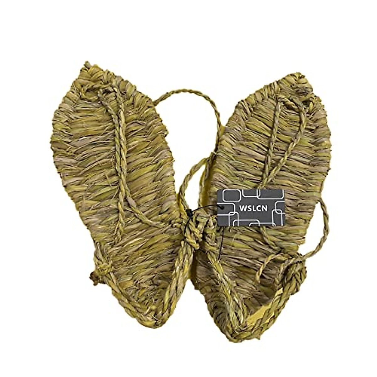 WSLCN Japanese Waraji Unisex Straw Sandals for Cosplay (2 pairs) EU 42