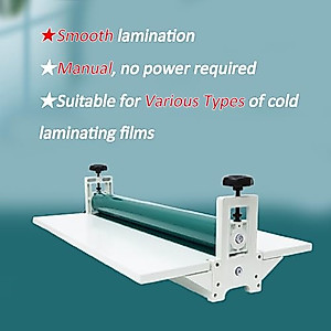 INTBUYING Laminating Machine Manual Laminator Machine Laminator Machine with Laminating Sheets 25 in Cold Laminator Machine for Personal Office