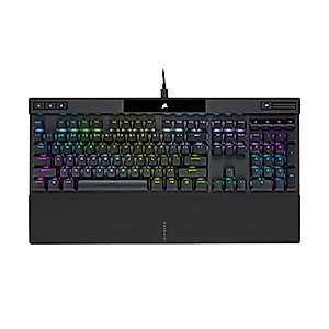 Corsair K70 RGB PRO Wired Mechanical Gaming Keyboard CH-9109414 -Cherry MX RGB Speed Switches: Linear and Rapid(Renewed)